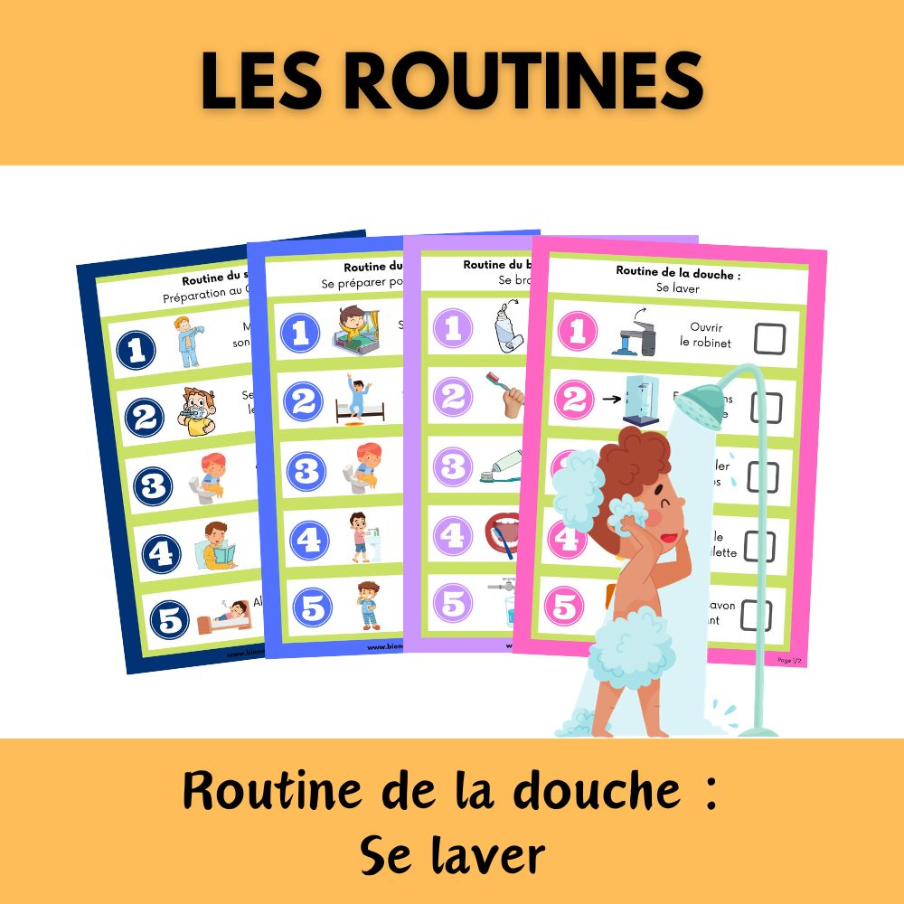 La routine de la douche | Bien être autiste