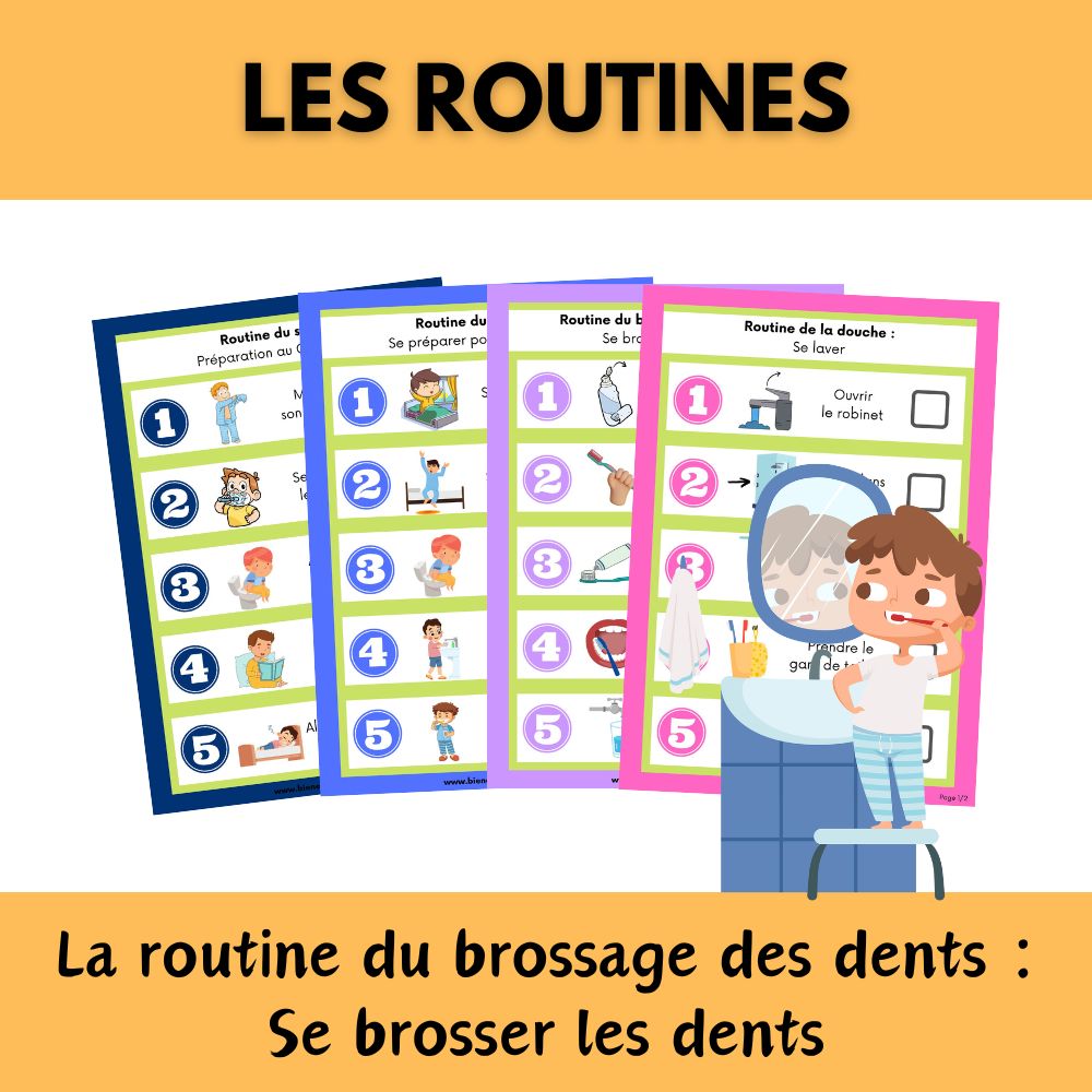 La routine du brossage des dents | Bien être autiste