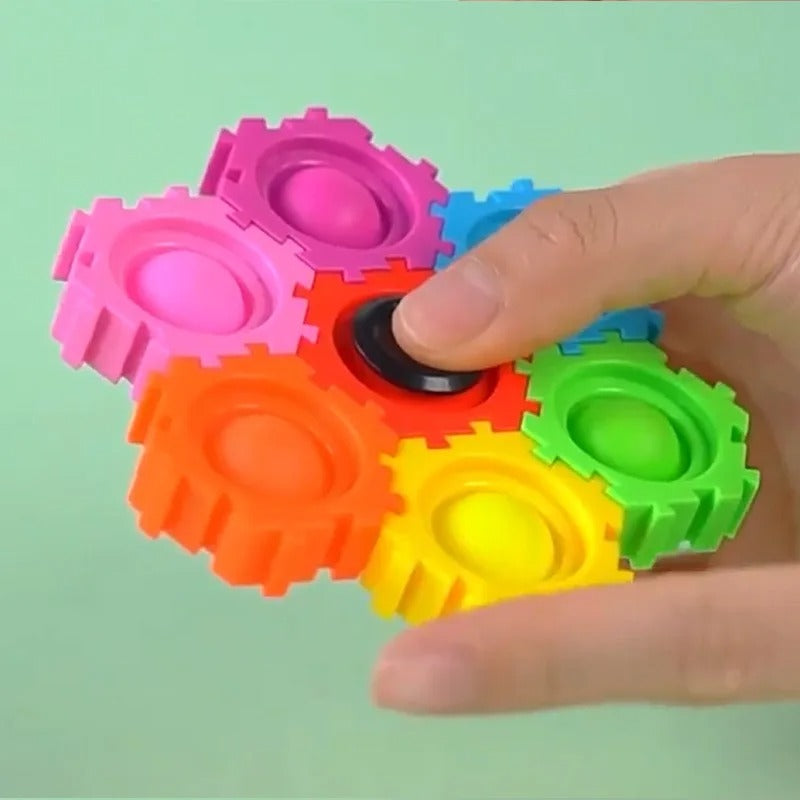 Fidget Blocks Pop & Spinner – Jouet Anti-Stress pour Enfants Autistes ...